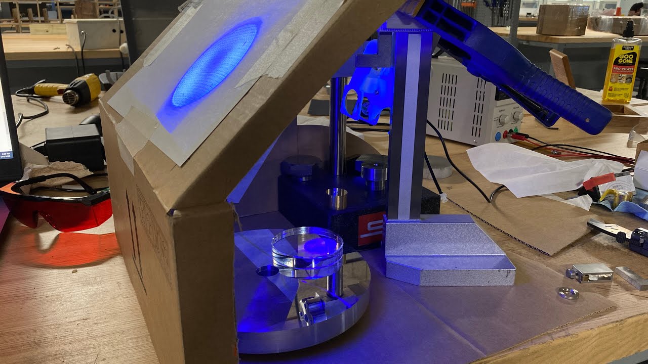 A better way to use optical flats: Fizeau (ish) interferometer thingy ...