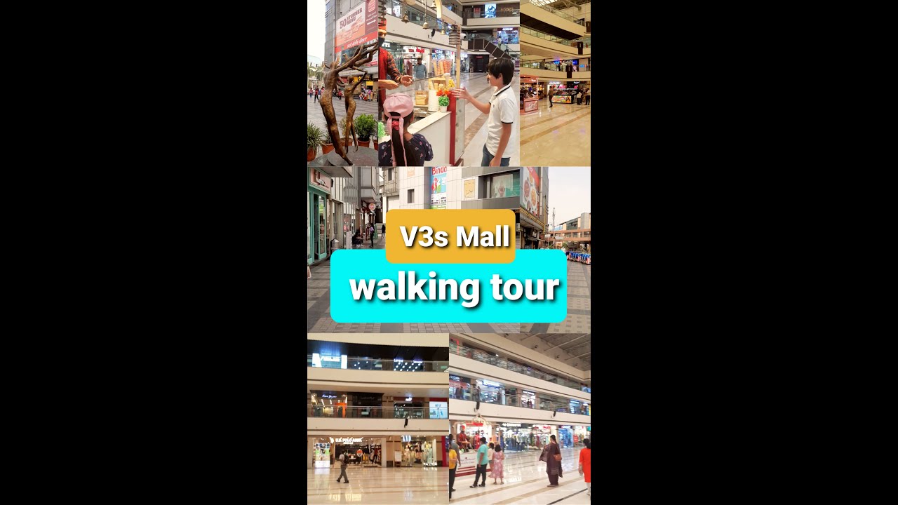 V3S Mall walk tour | Nirman Vihar | Delhi | Pathan Pathan junaid - YouTube