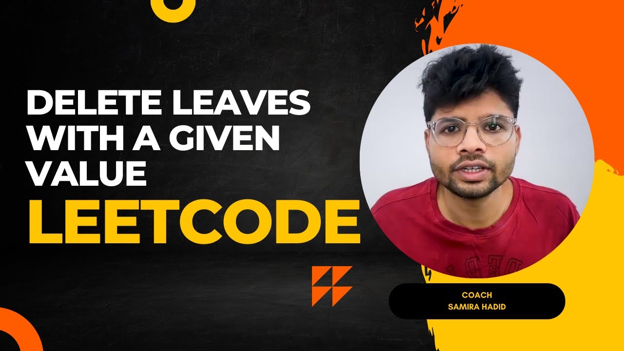 1325 Delete Leaves With A Given Value Youtube