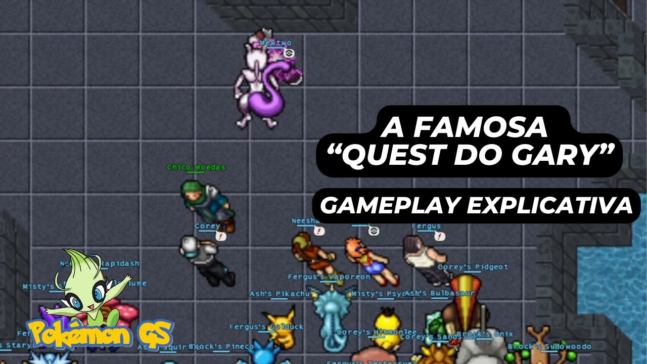 A FAMOSA QUEST DO GARRY - POKÉMON GS - PARTE 01 - YouTube