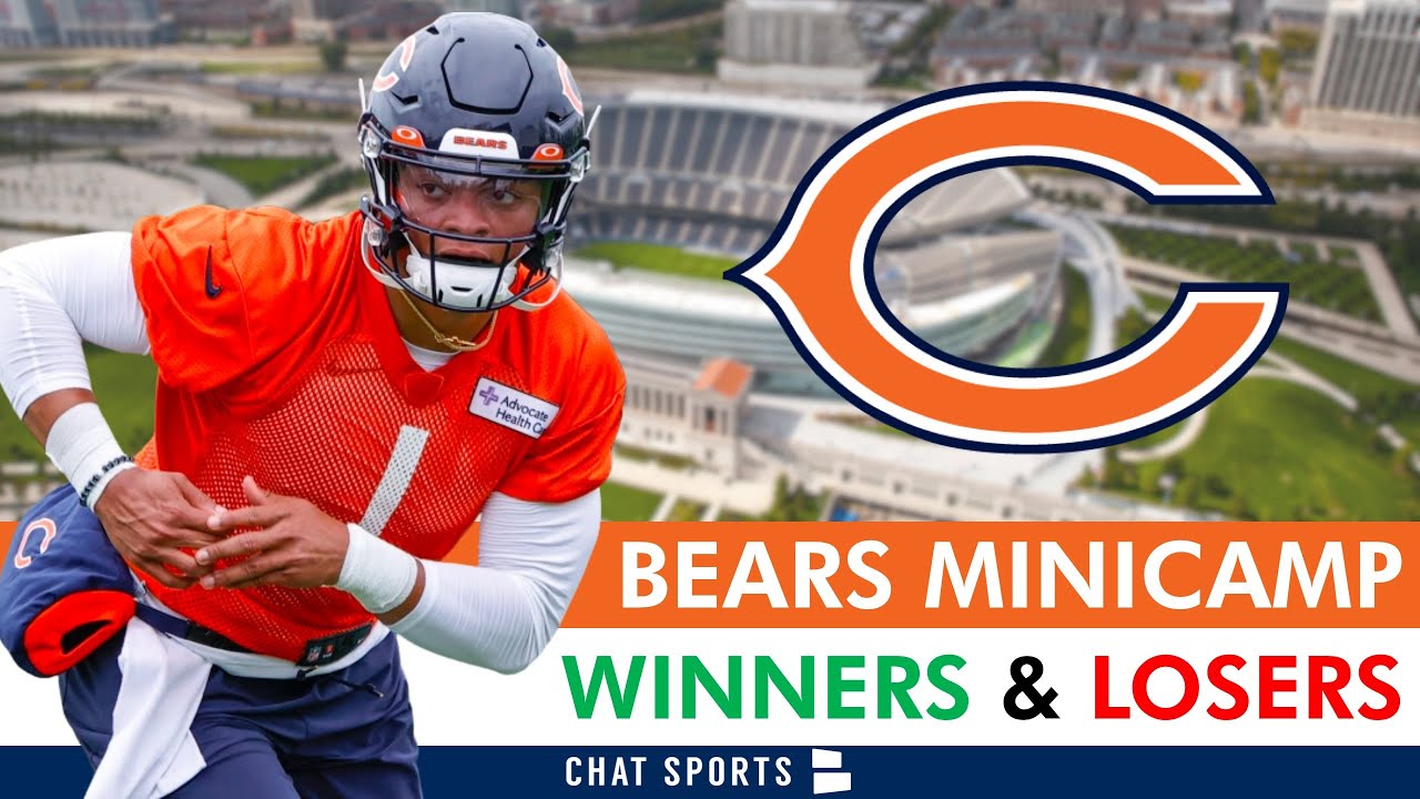 Bears Minicamp Winners & Losers Ft. Justin Fields & DJ Moore | Chicago ...