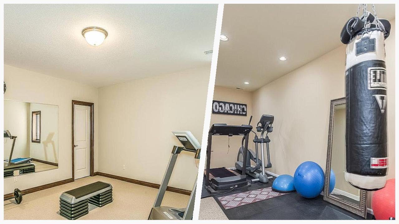 75 Carpeted And Beige Floor Home Gym Design Ideas You'll Love 🔴 - YouTube