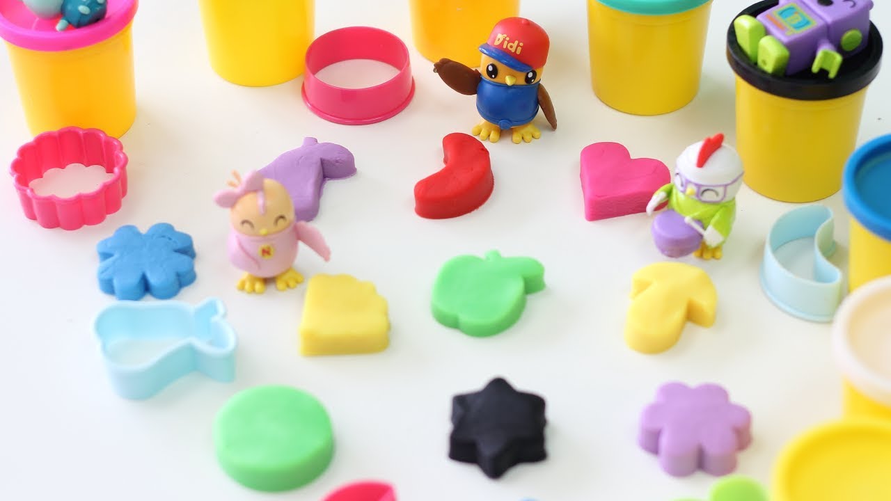 Learn Shapes with Play Doh | Play Doh for Kids | Didi & Friends Junior ...