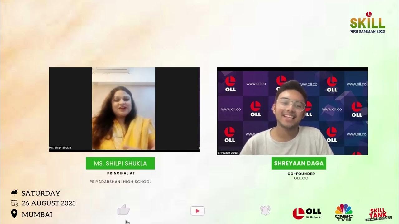 Skills with Shreyaan ft. Ms.Shilpi Shulka - Priyadarshani High School || Skill Bharat Samman ...