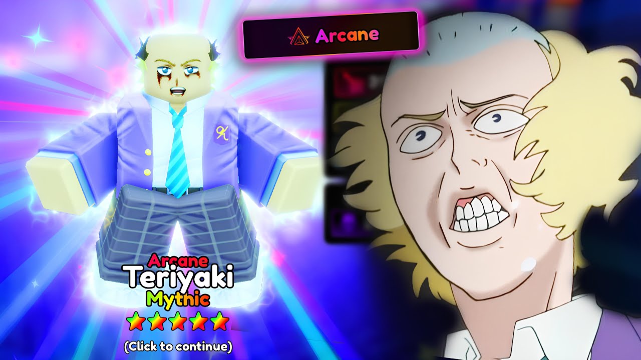 Arcane Shiny Teruki Showcase in Anime Power Defense Roblox - YouTube