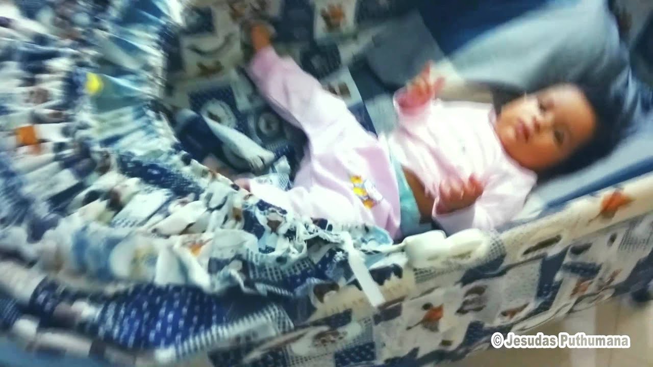 Baby Rocking Cradle herself - YouTube