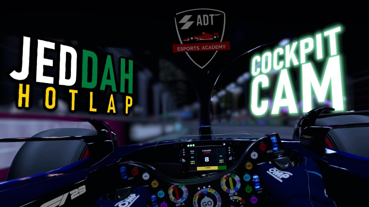 F1 23 JEDDAH Esports Hotlap - COCKPIT CAM Pure Sound 🔊🔊🔊 (1:26.819 ...