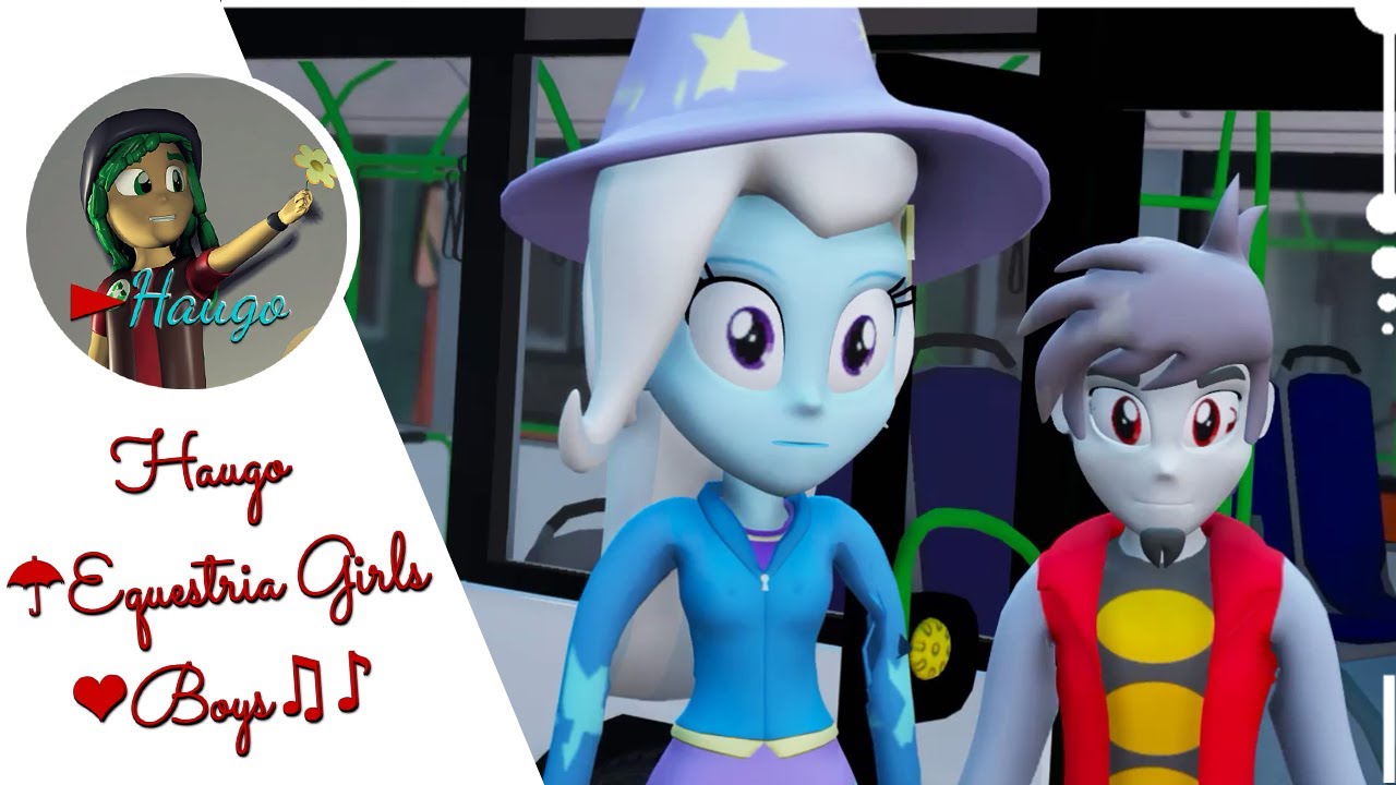 Mlp Eqg Trixie and Star Scream one day at school to their school - YouTube