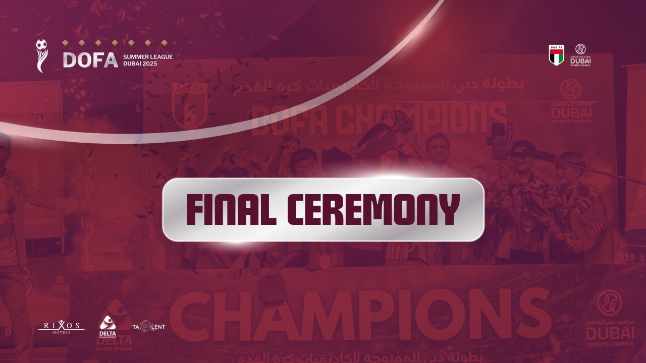 DOFA SUMMER LEAGUE - CHAMPIONS 2025 - CEREMONY - YouTube