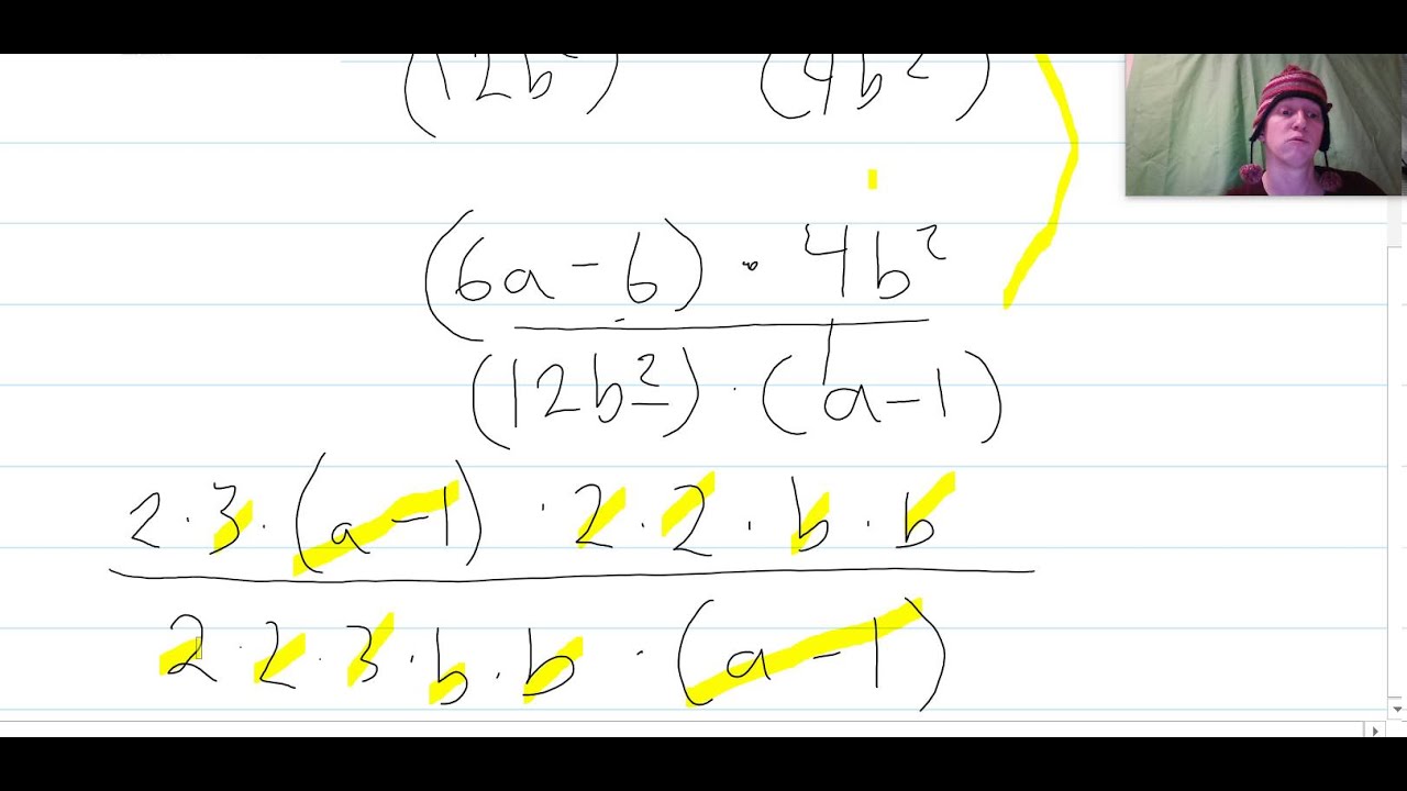 algebraregning 7 faktorisering 4 algebra brøk pluss og dele - YouTube