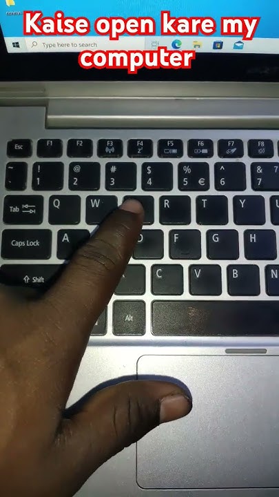 How To Open My computer in laptop or computer - YouTube