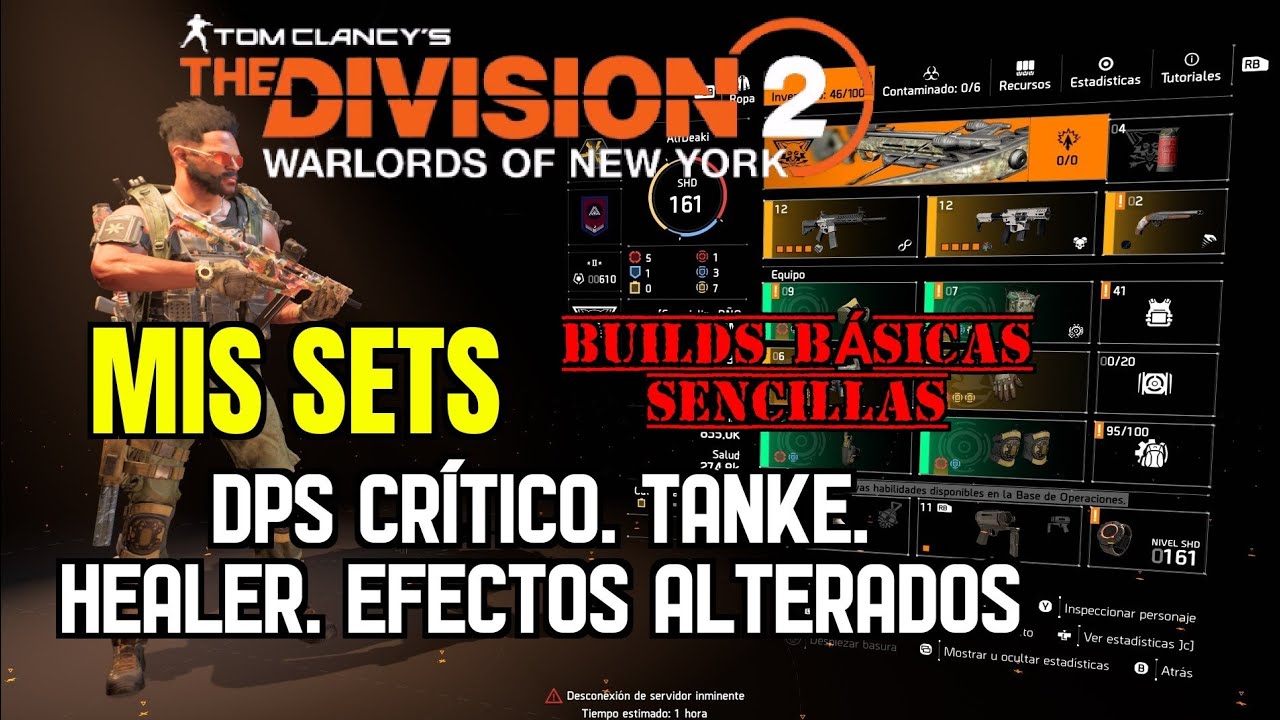 THE DIVISION 2 | MIS SETS. BUILD DPS CRÍTICO. TANKE. HEALER. EFECTOS ...