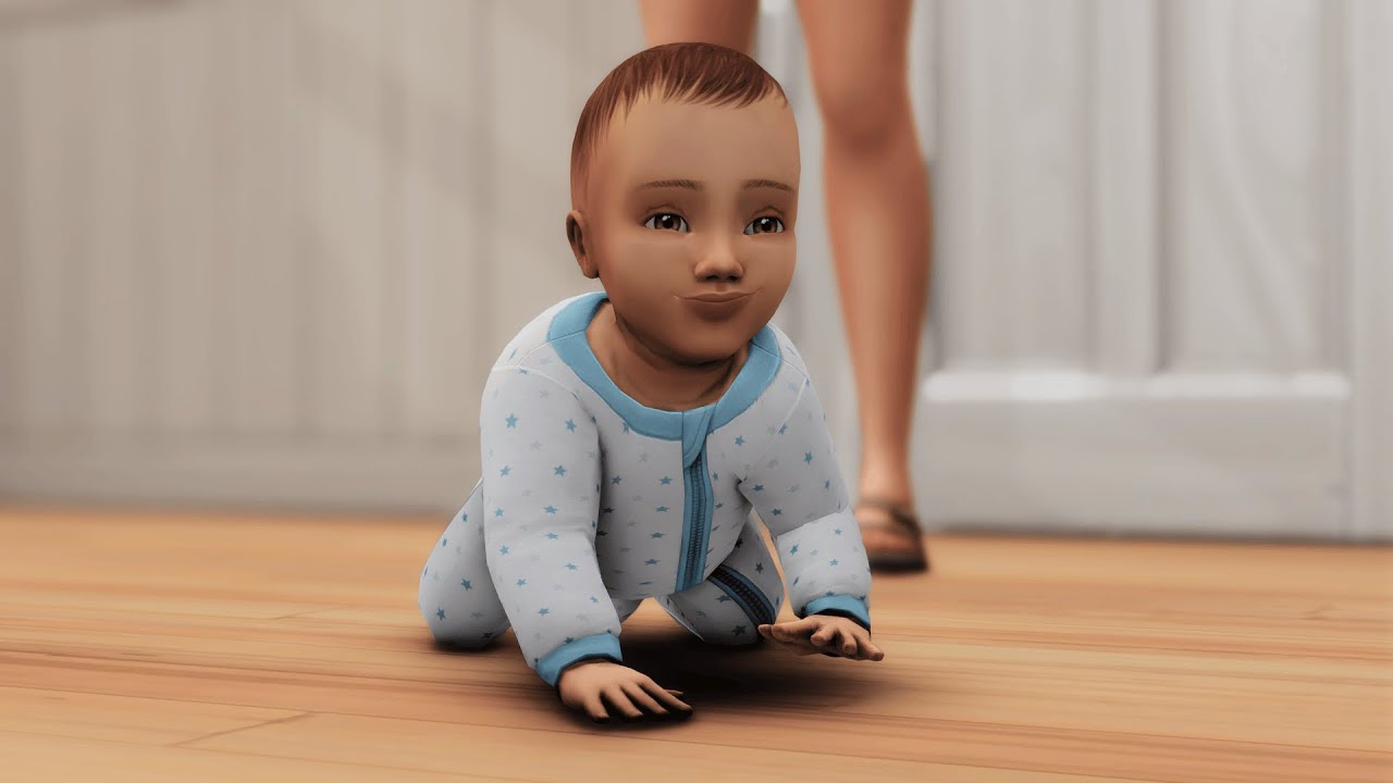 learning to crawl | the sims 4 (02/17/2025) - YouTube