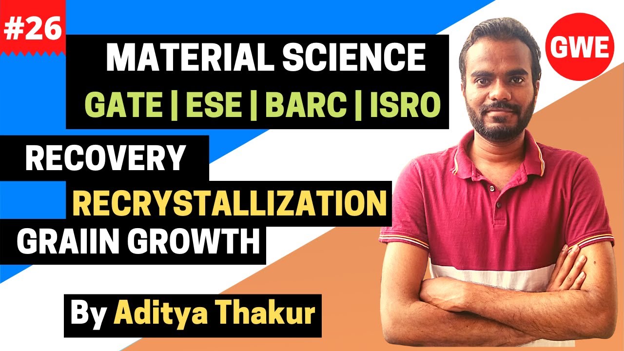 Recovery | Recrystallization | Grain Growth | Material Science | Aditya ...