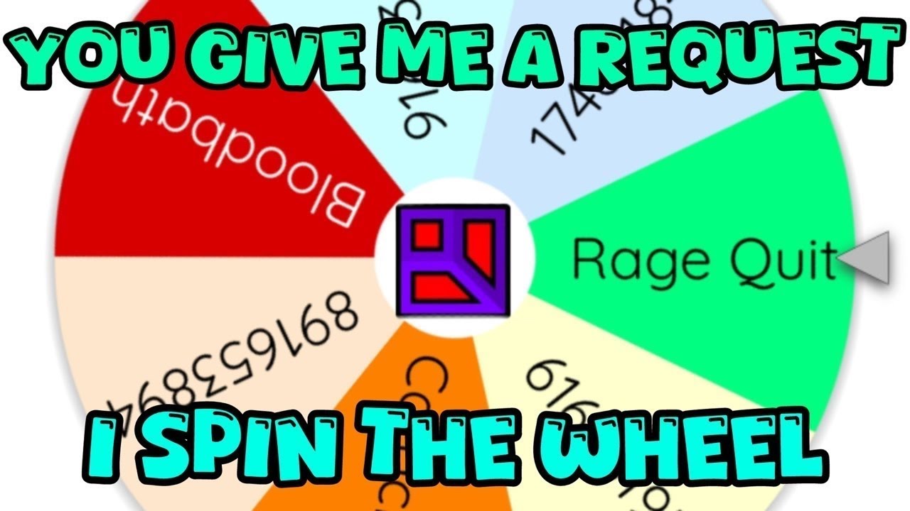 You give me a request, I spin the wheel - YouTube