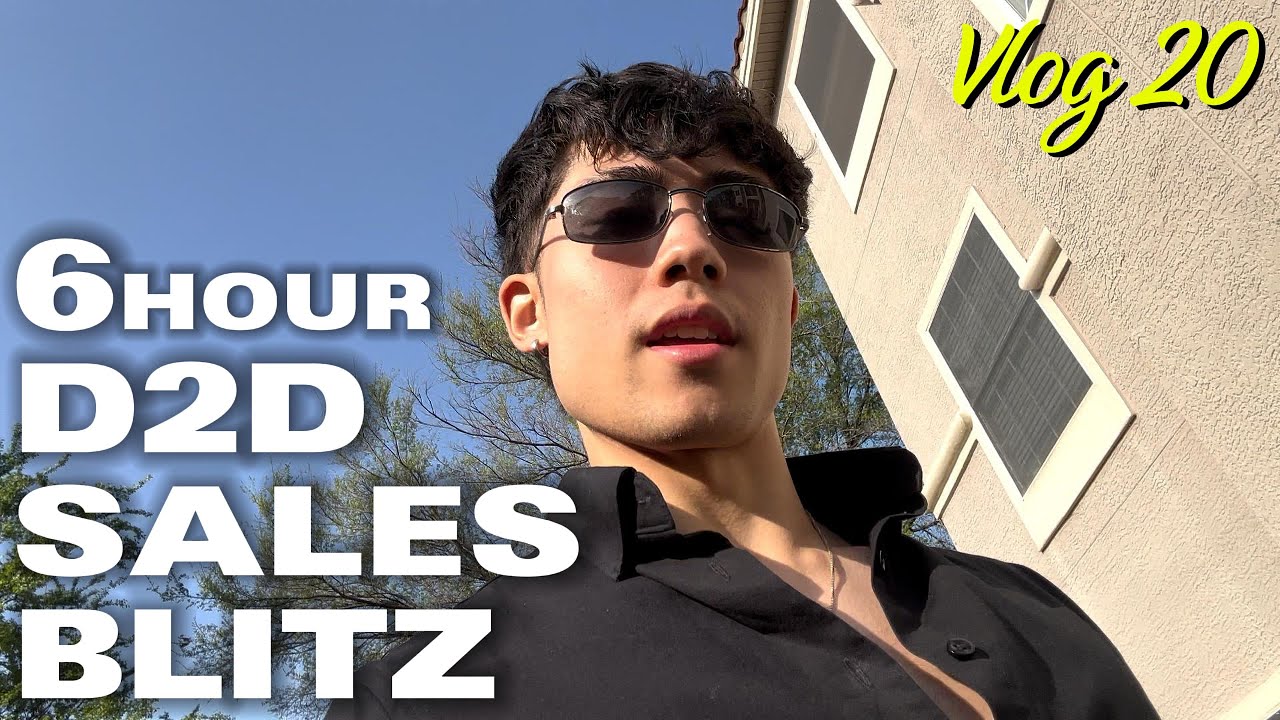 6 HOURS of D2D SALES | 10 DAYS LEFT | Road to $10k/month - YouTube