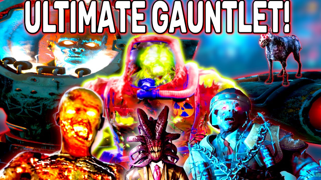 ULTIMATE Cod Zombies GAUNTLET (B03 Zombies) - YouTube