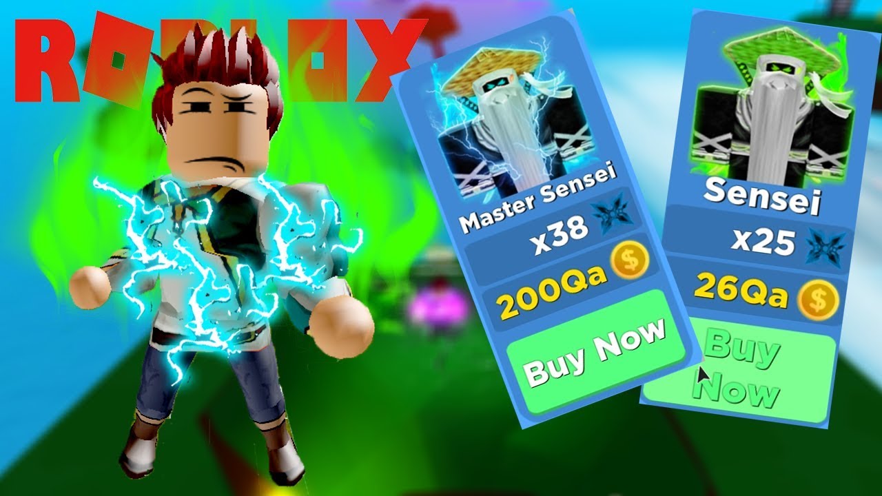 Roblox -Thẳng Tiến Rank Master Sensei Một Cách Dễ Dàng Khi Có 2 Pet Này ...
