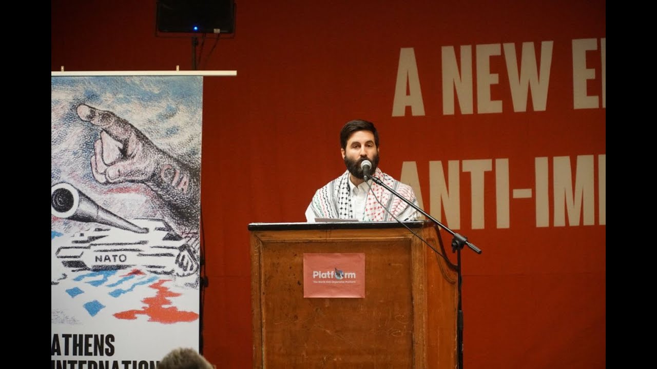 Christopher J. Helali, Party of Communists USA, Nov. 2023 Athens ...