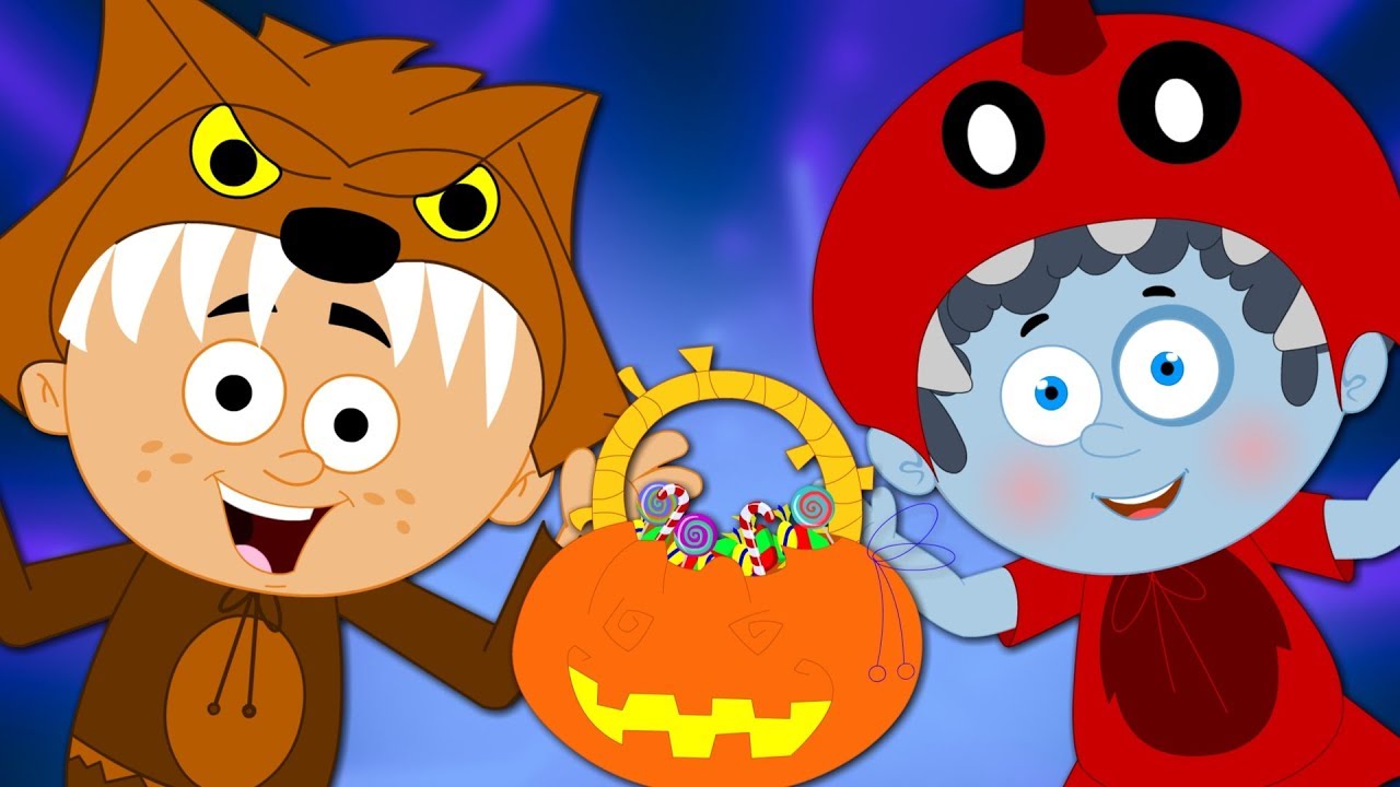 Knock Knock Trick Or Treat Halloween Songs | Scary Nursery Rhymes For ...
