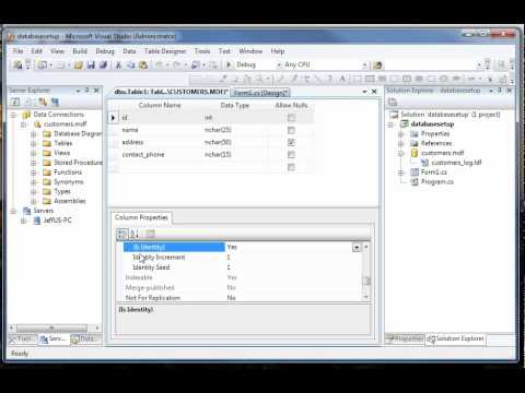 C Sharp Forms and Databases Revised - YouTube