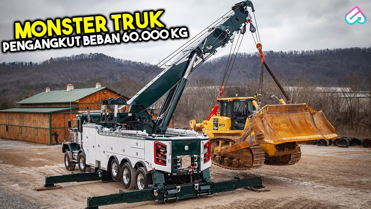 EXCAVATOR DIANGKUT TANPA RIBET! Inilah 10 Truk Derek Super Kuat ...