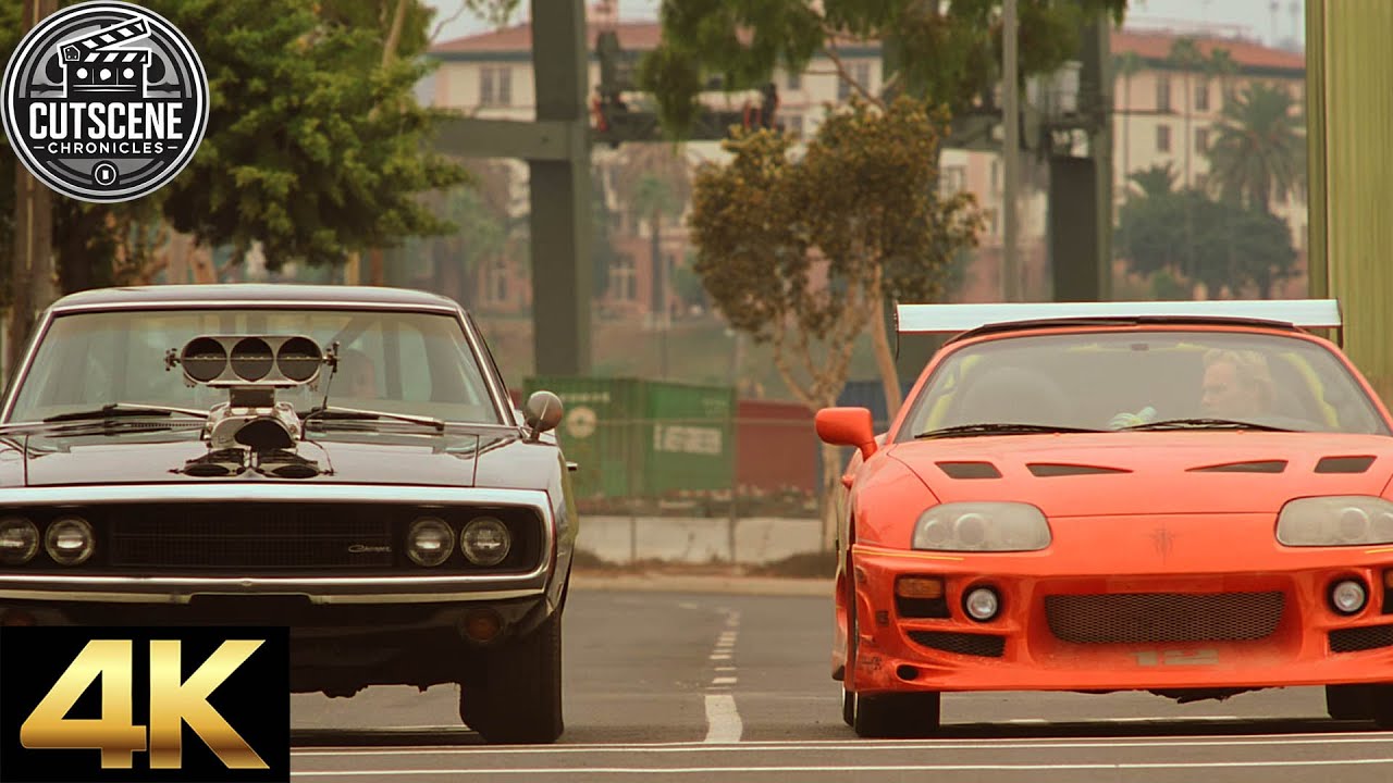 [4K UHD] Final Race: Brian Lets Dom Escape in Epic Ending CUTSCENE ...