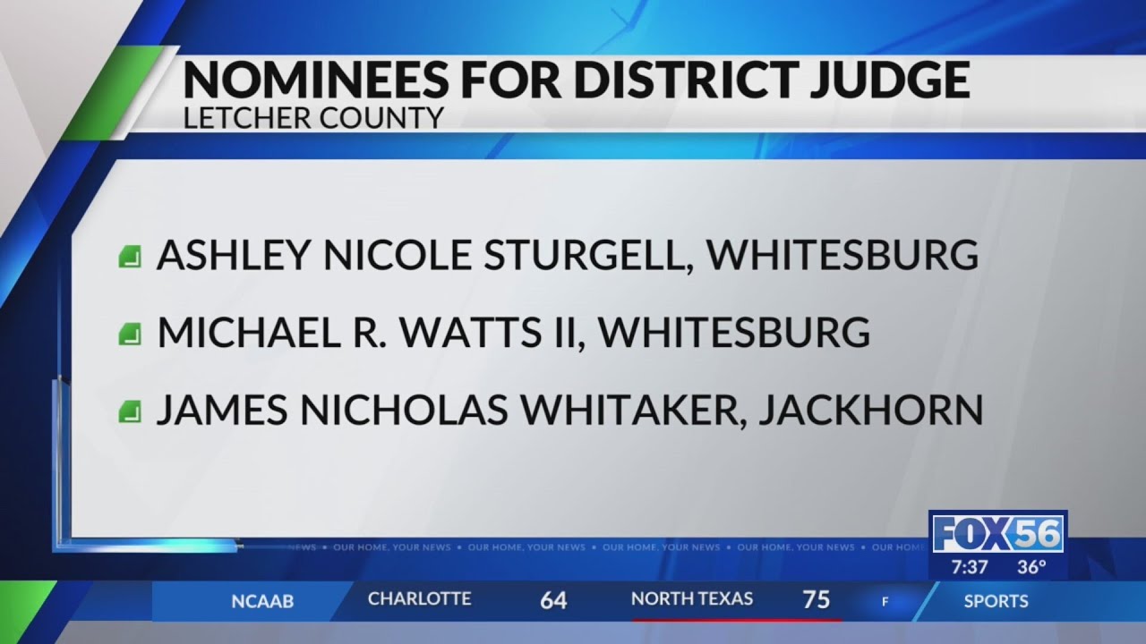 Nominees selected for Letcher County judge's seat following shooting ...