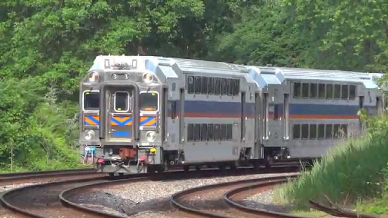 Brand New MARC Bombardier Bi-Level Cabcars Heading To Brunswick - YouTube