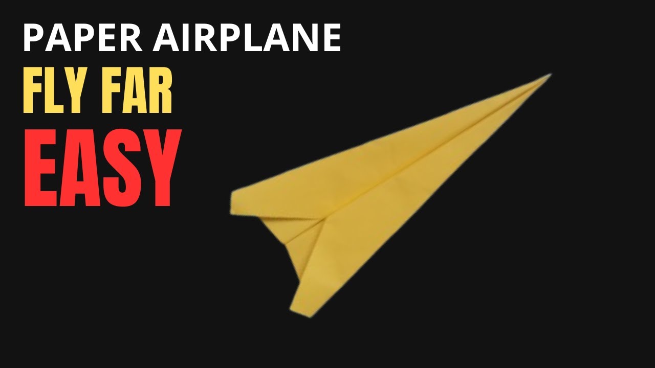 How to Make a Plane from Origami Paper Easily - Fun Creations for All ...
