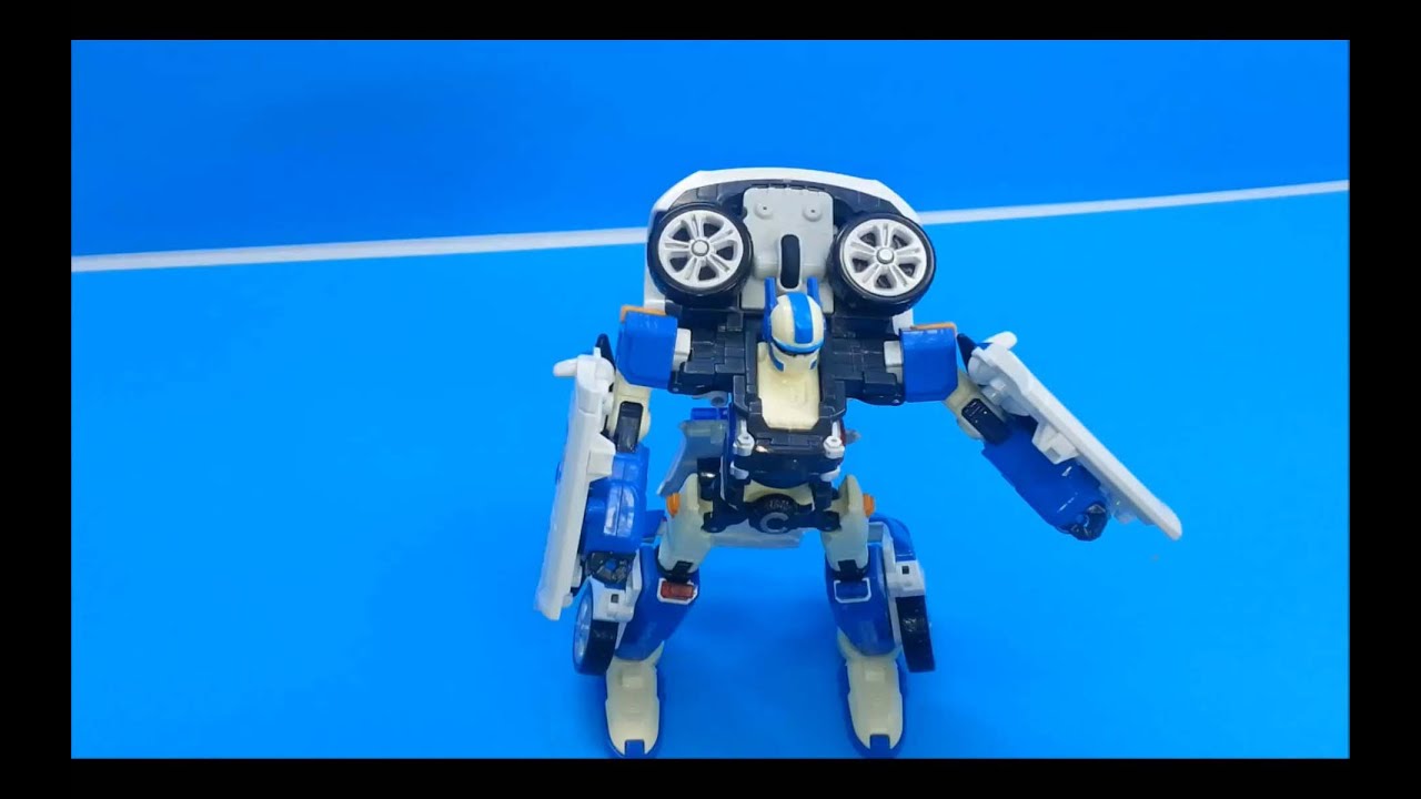 또봇C 변신 로봇에서 경찰차로 변신동영상 Tobot c Transformers - YouTube