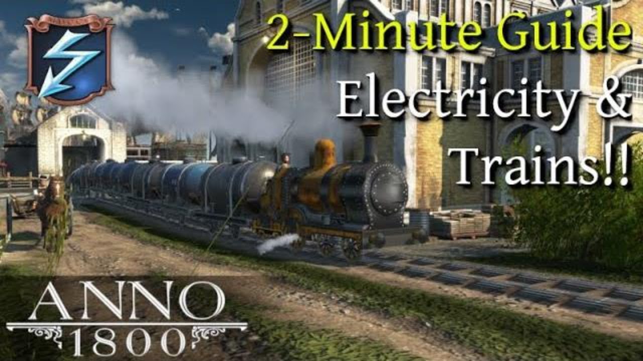 Guide to Anno 1800 OIL, ELECTRICITY, AND TRAIN LAYOUTS - YouTube