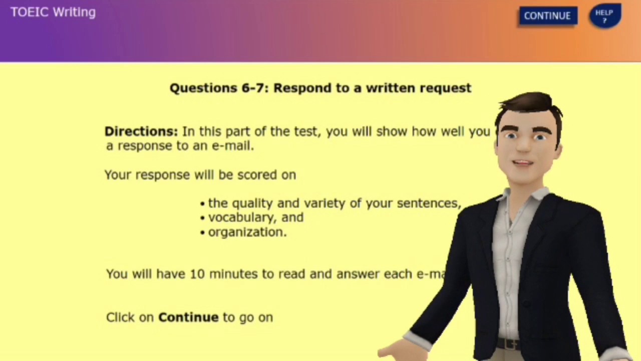 TOEIC: Respond to a Written request. - YouTube
