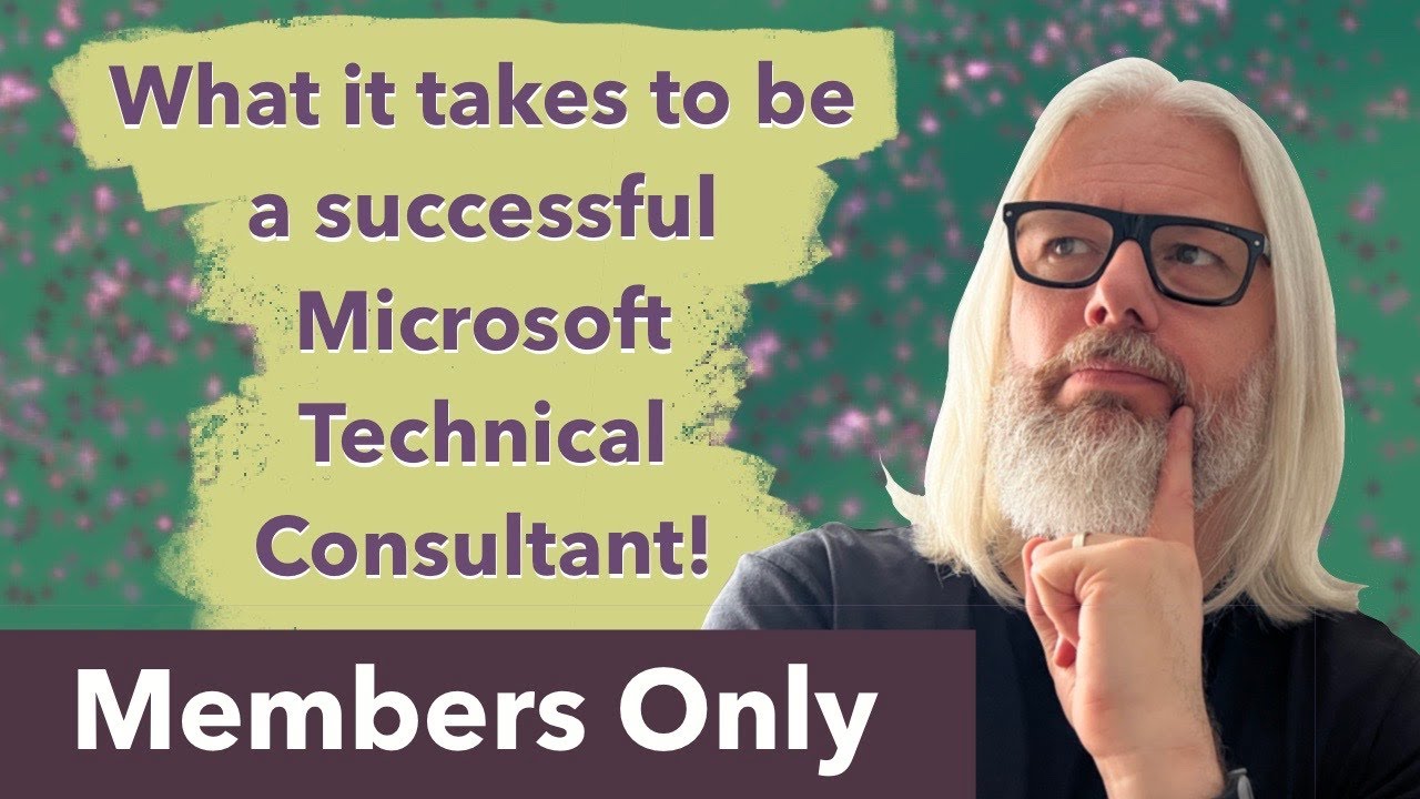 The Secrets To Excelling As A Microsoft Technical Consultant! | Peter ...