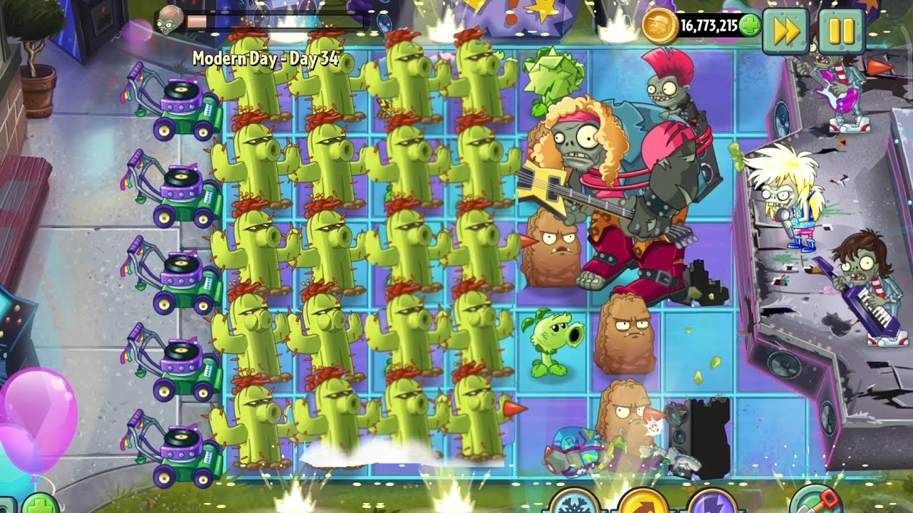 Final Battle Of Plant vs Zombies 2 _Morden Day _Last Planet _#pvz2 ...