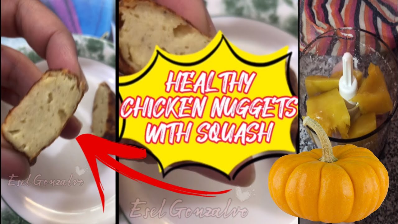 CHICKEN NUGGETS WITH SQUASH!!! | HEALTHY CHICKEN NUGGETS #cooking # ...