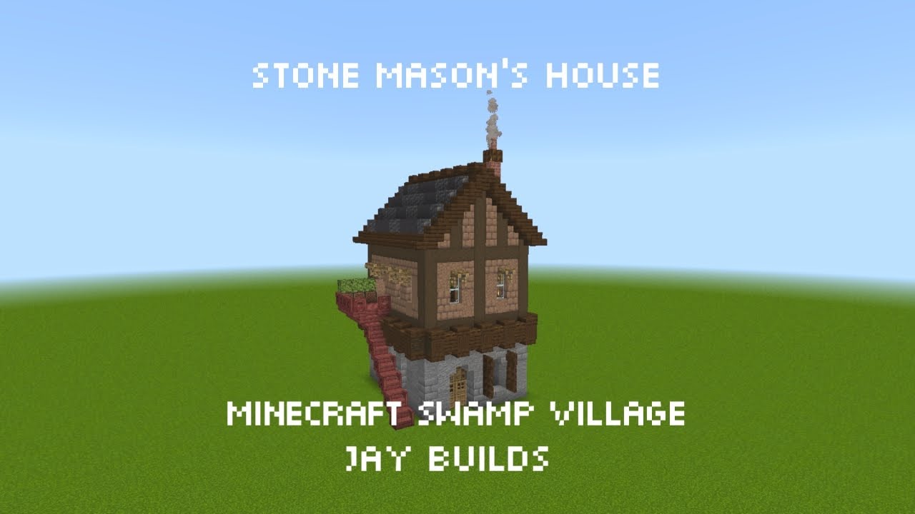 STONE MASON'S HOUSE | MINECRAFT SWAMP VILLAGE SERIES | JAY BUILDS - YouTube