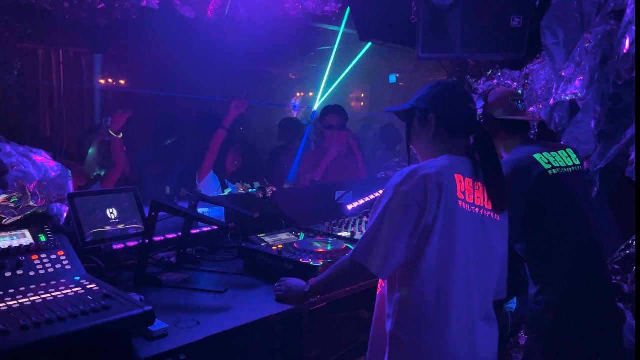 psychedelic trance Tokyo JAPAN CLUB R lounge -PEACE#03- psytrance ...