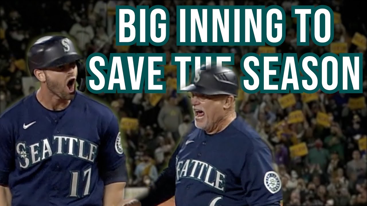 The Mariners save their season in the 8th inning, a breakdown - YouTube