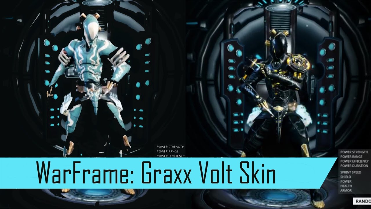 Warframe: Graxx Tennogen Skin for Volt - Fashion Frame - YouTube