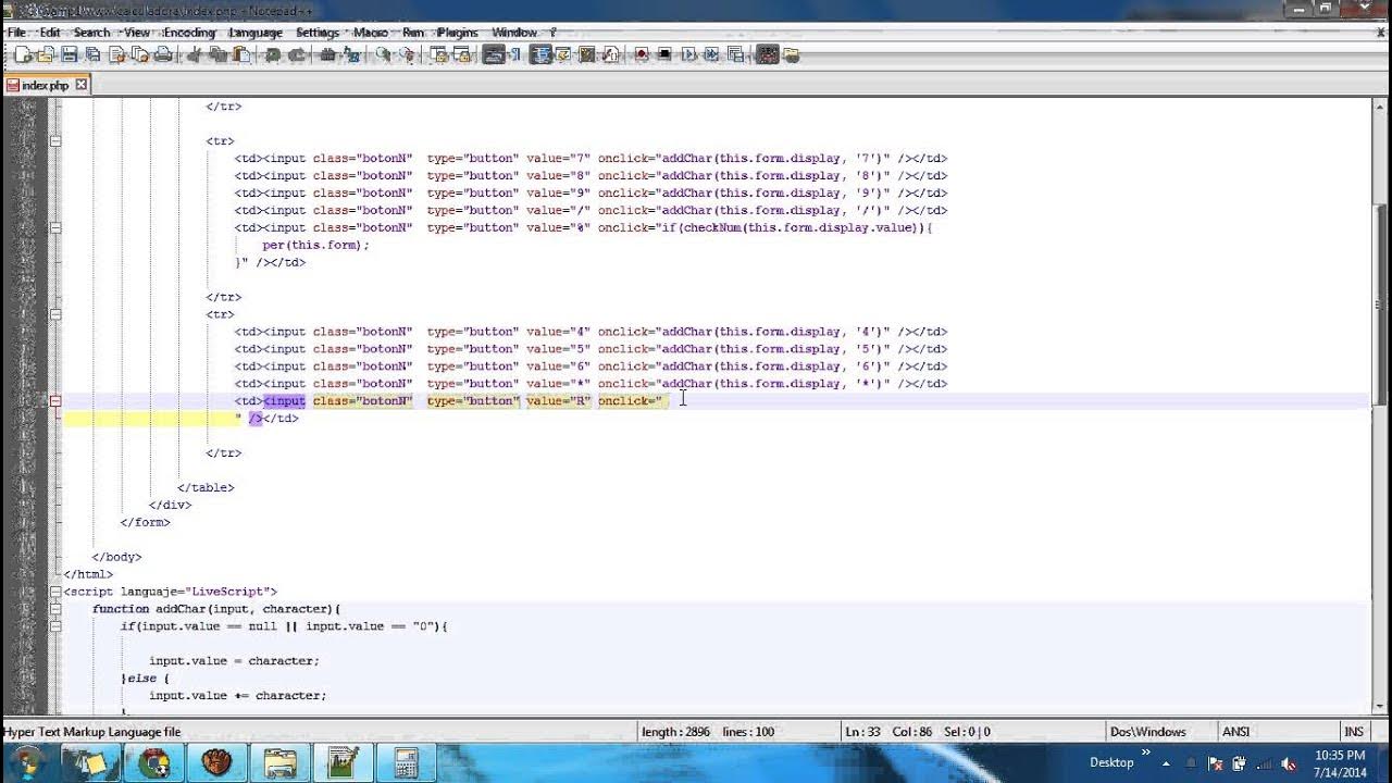 calculadora con Javascript - YouTube