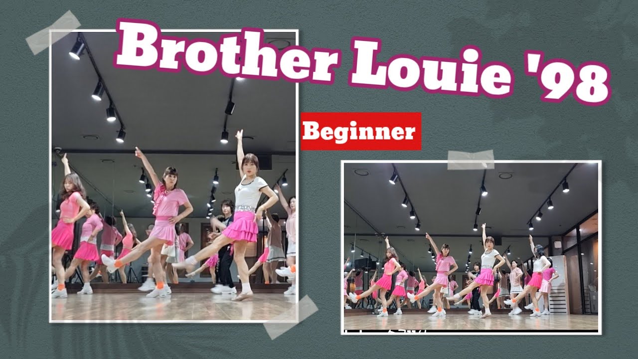 👠#Brother Louie '98 LineDance #브라더 루이 라인댄스 #Beginner #초급용#Tutorial#woeyeonlinedance - YouTube