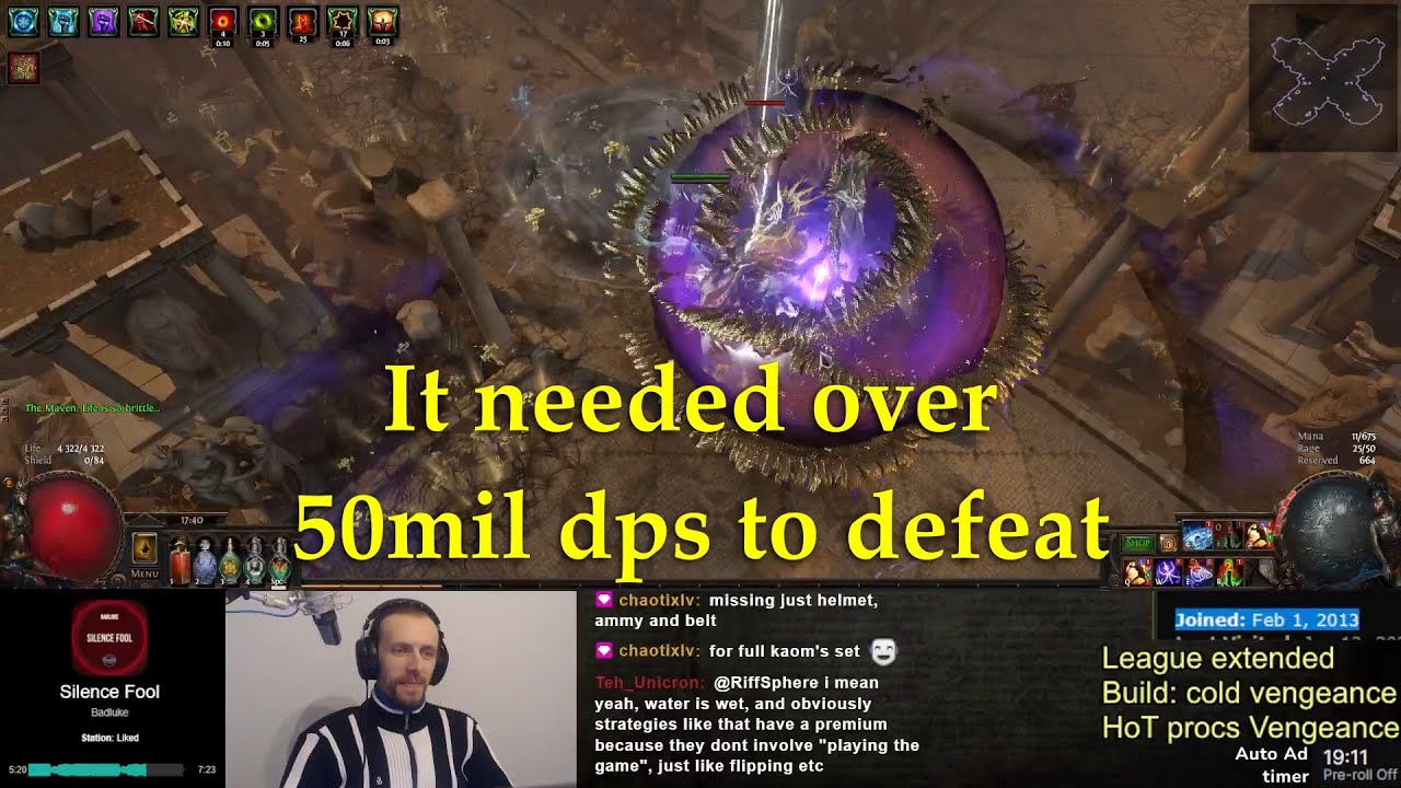 Drox the RAID BOSS - Path of Exile (3.20 Sanctum) - YouTube