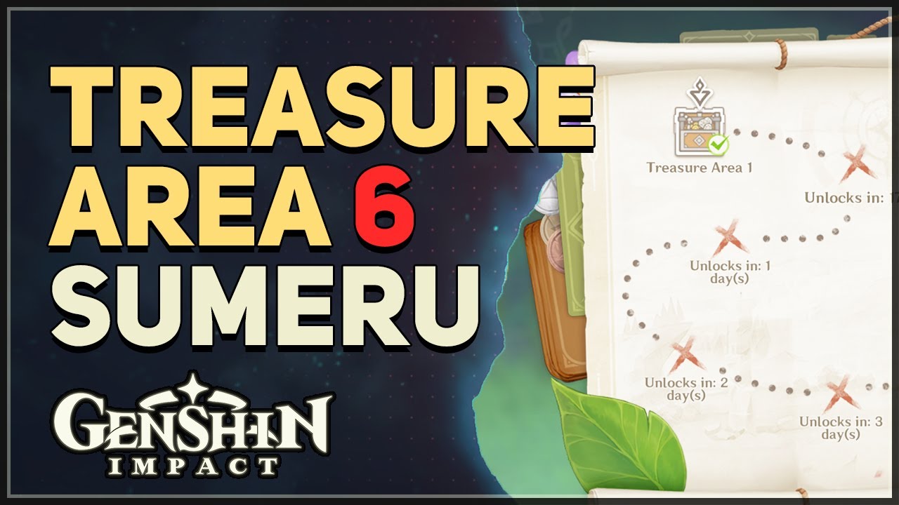 Treasure Area 6 Genshin Impact Sumeru - YouTube