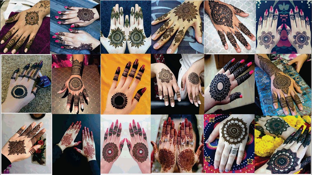 Simple and easy gol tikki mehndi design || new tikki design || eid ...