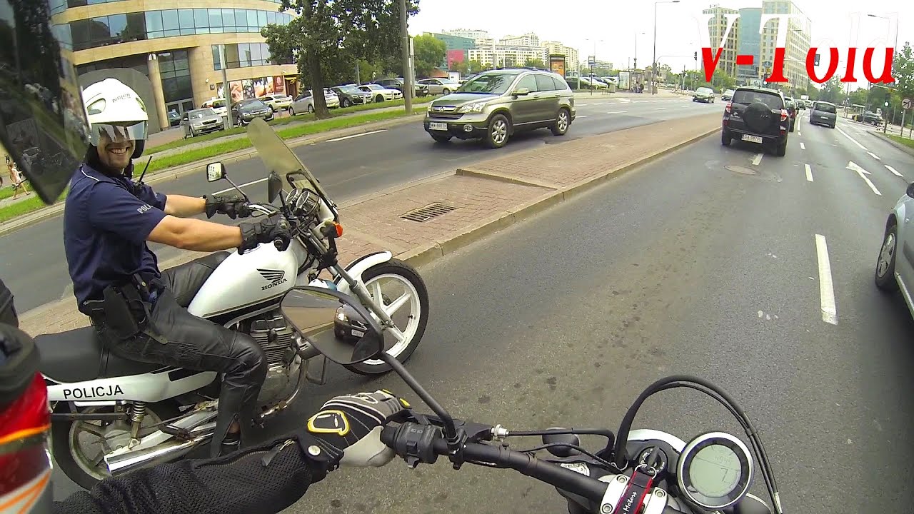 POLISH POLICE - onboard Ducati Scrambler - YouTube