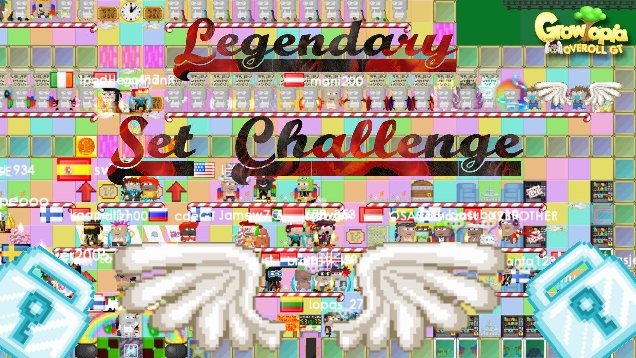 Growtopia | Legendary Set Challenge Ft.MRBEKA - YouTube