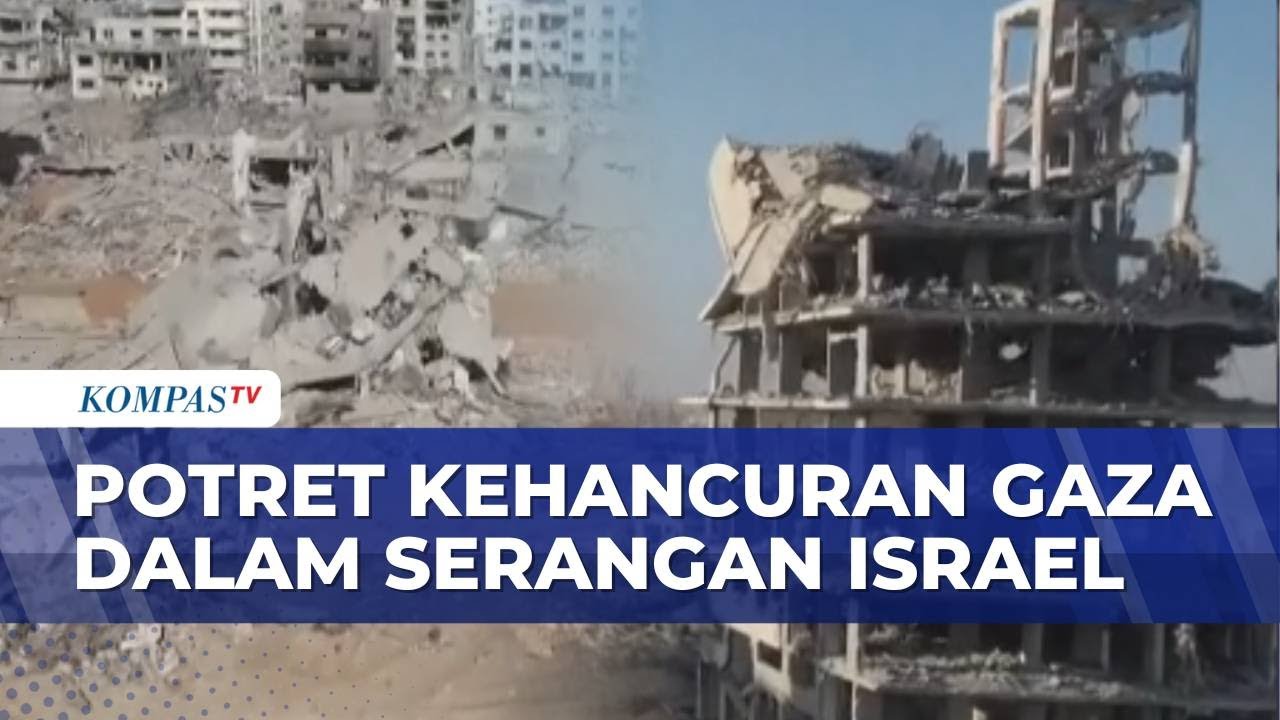 Pantauan Udara Kondisi Terkini Gaza Dibombardir Israel: Rumah-Apartemen ...
