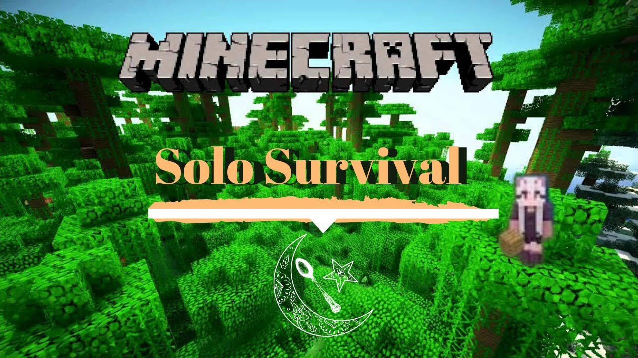 Minecraft Solo Survival Ep 1 - YouTube