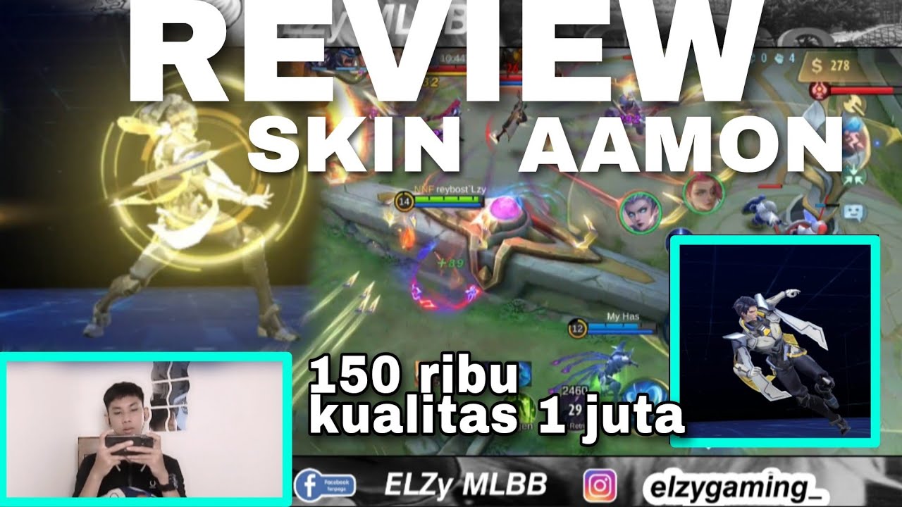 REVIEW SKIN AAMON STARLIGHT TERBARU KUALITAS 1JUTA. MLBB - YouTube